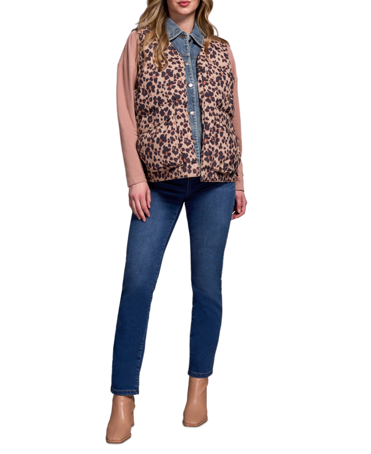 Click here for Tribal Womens Printed Leopard Shell Fooler Puffer... prices