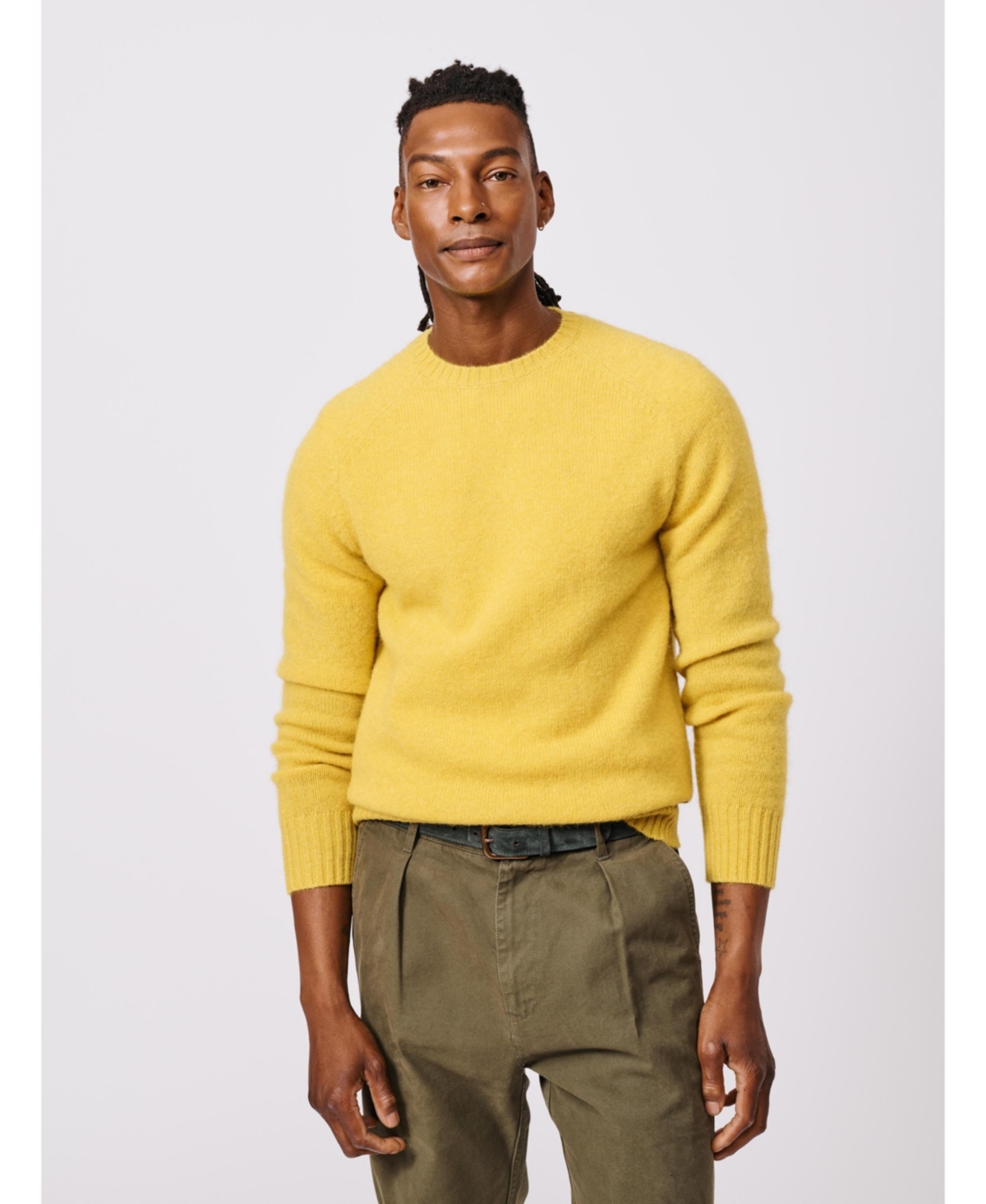 Click here for Aubin Mens Prestwick Shetland Crew Neck Sweater -... prices