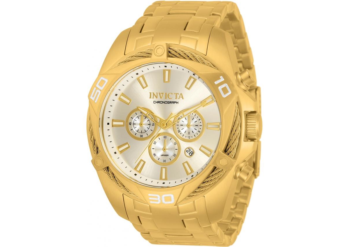 Click here for Invicta Mens 34123 Bolt Quartz Chronograph Gold Di... prices