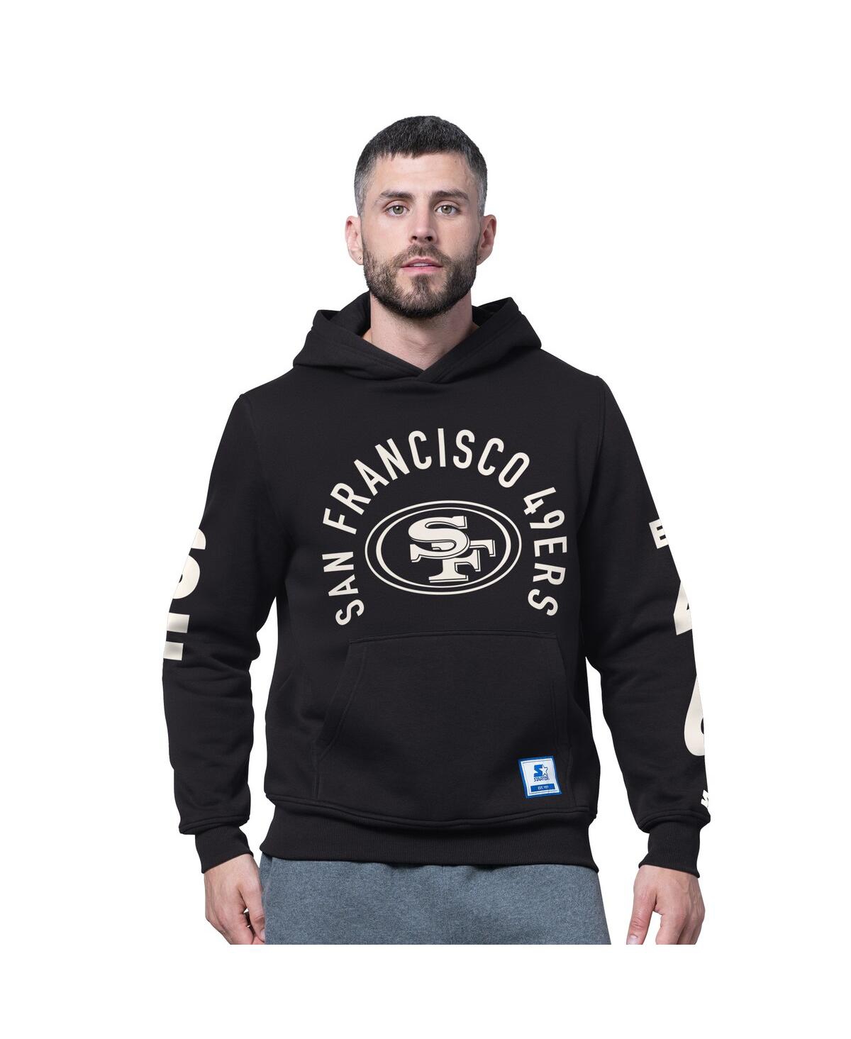 Click here for Starter Mens Black San Francisco 49ers Handoff Fle... prices