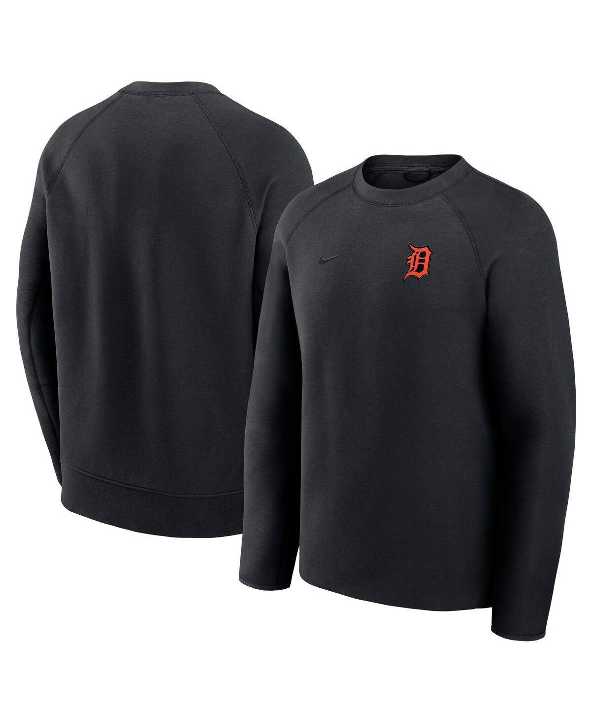 Click here for Nike Mens Black Detroit Tigers Tech Fleece Raglan... prices