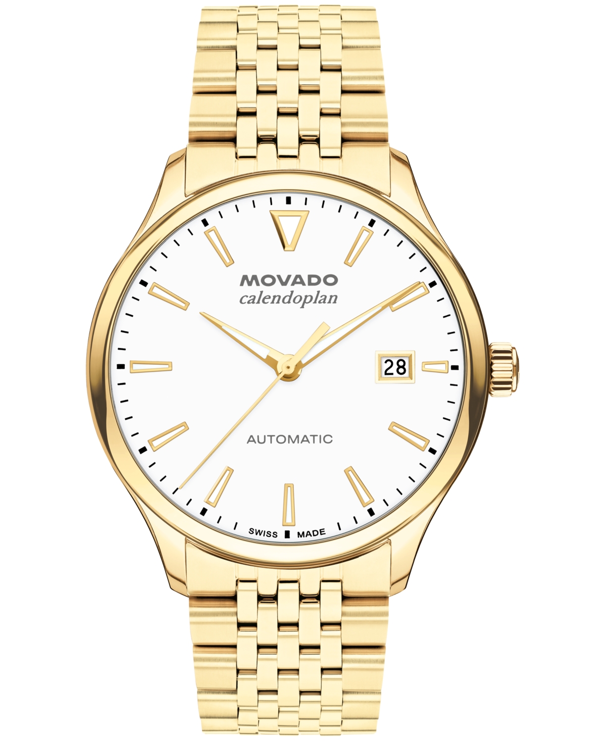 Click here for Movado Mens Calendoplan Swiss Automatic Ionic Plat... prices