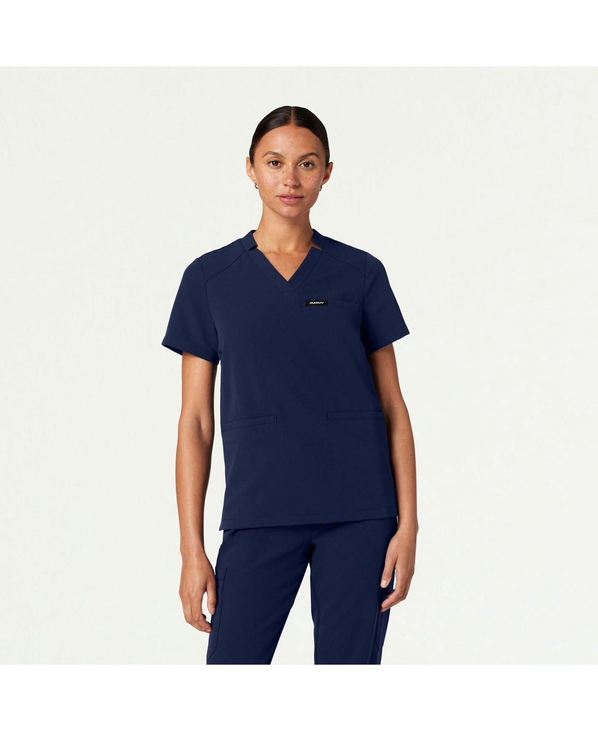 Click here for Jaanuu Womens Helia 3-Pocket Classic Notched V-Nec... prices