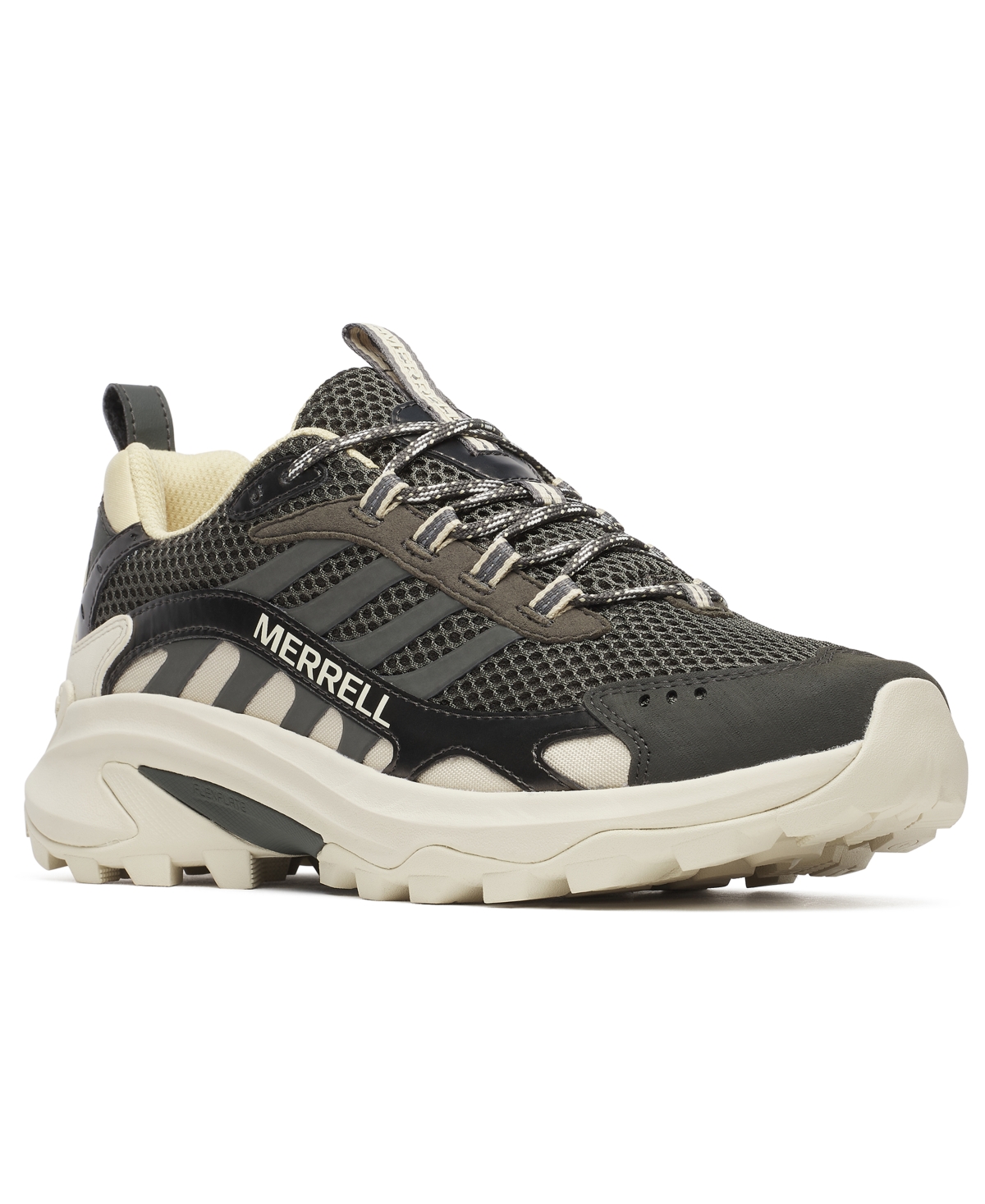 Click here for Merrell Mens Moab Speed 2 Round Toe Shoes - Black/... prices