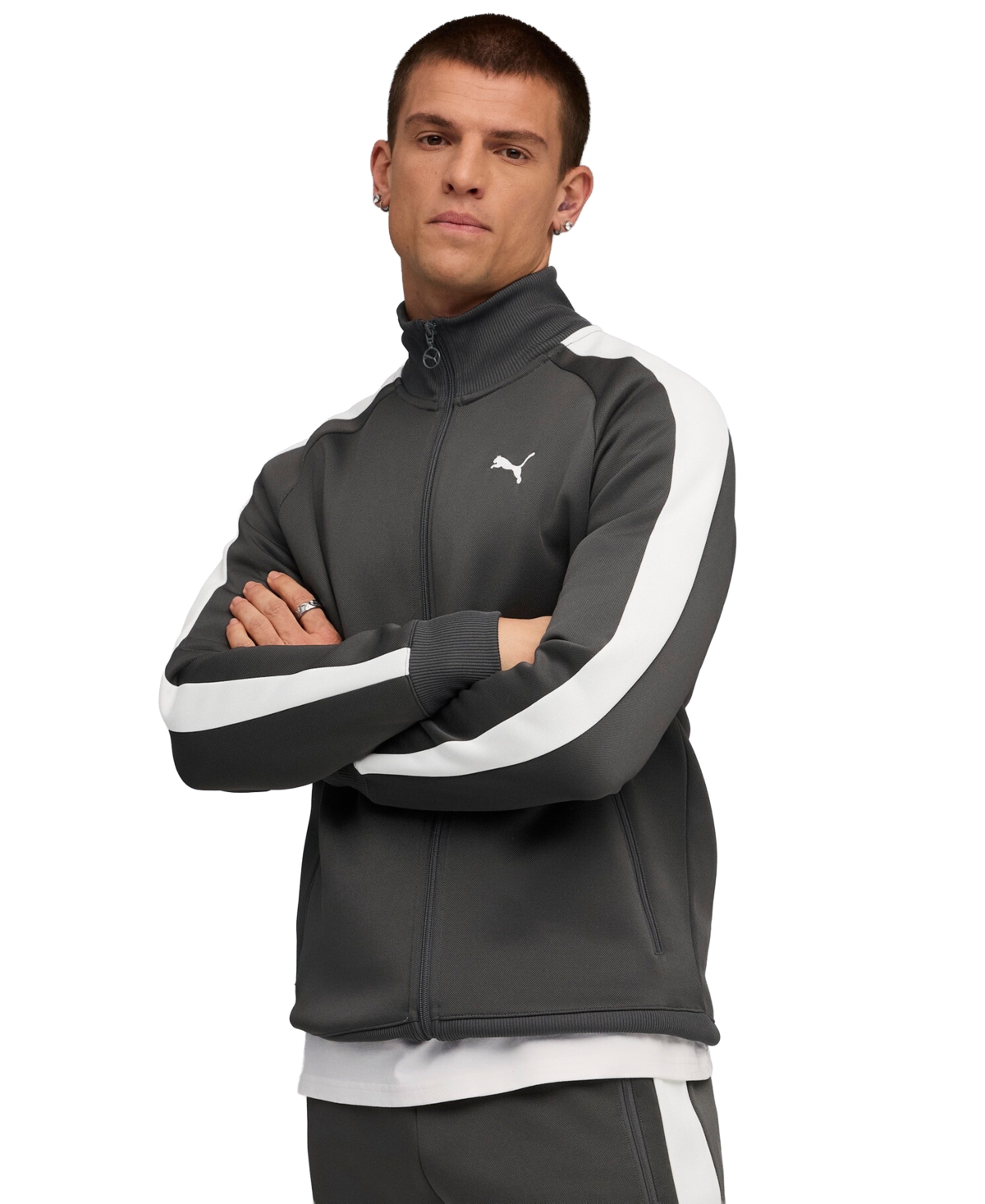Click here for Puma Mens Always On Track Jacket - Gray prices