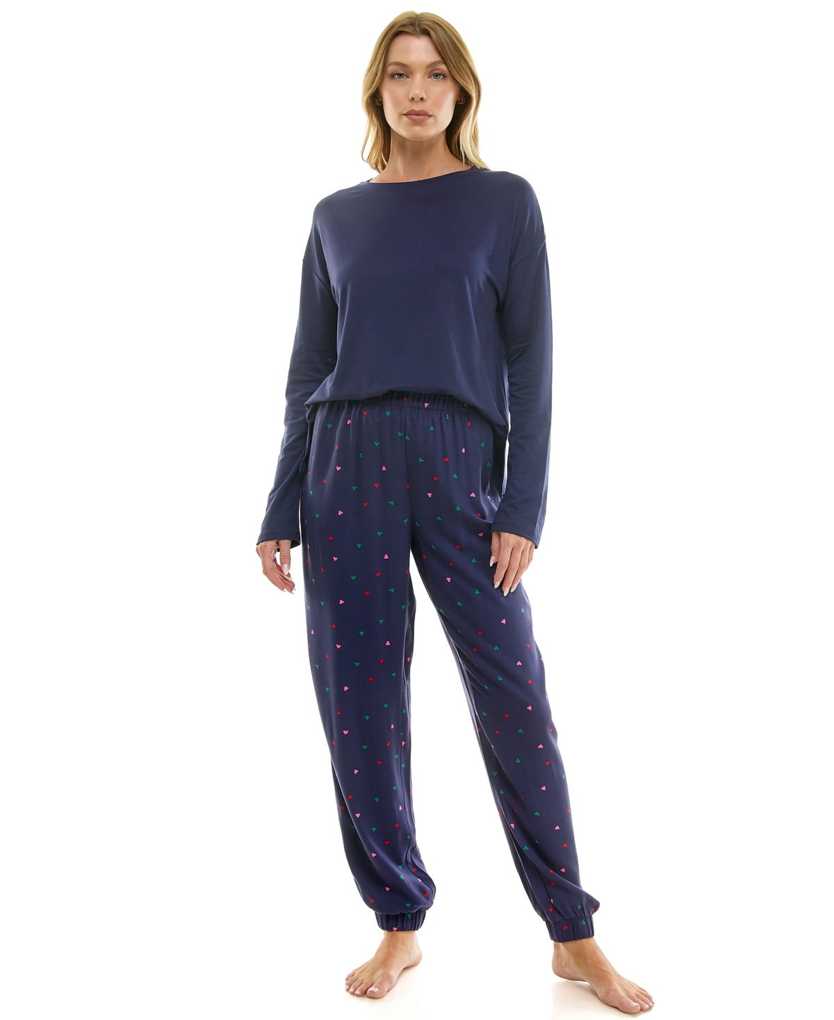 Click here for Roudelain Womens Contrast Waistband Joggers - Chip... prices
