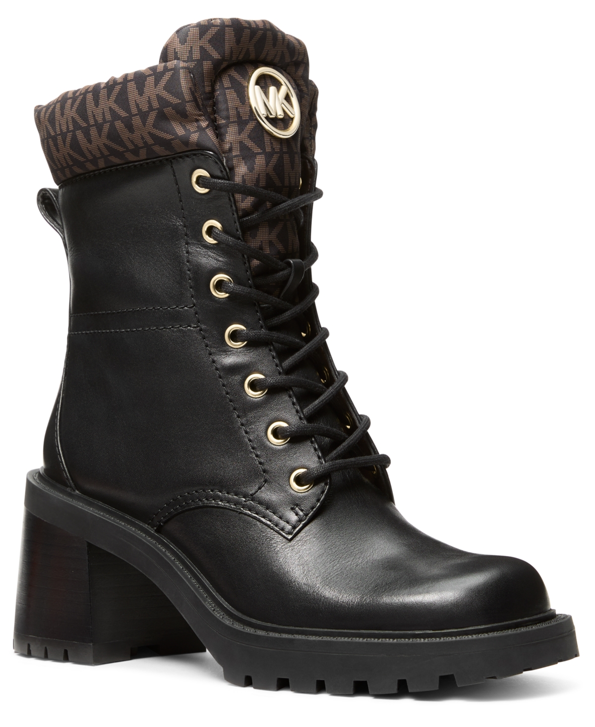 Click here for Michael Michael Kors Womens Cade Round Toe Heeled... prices