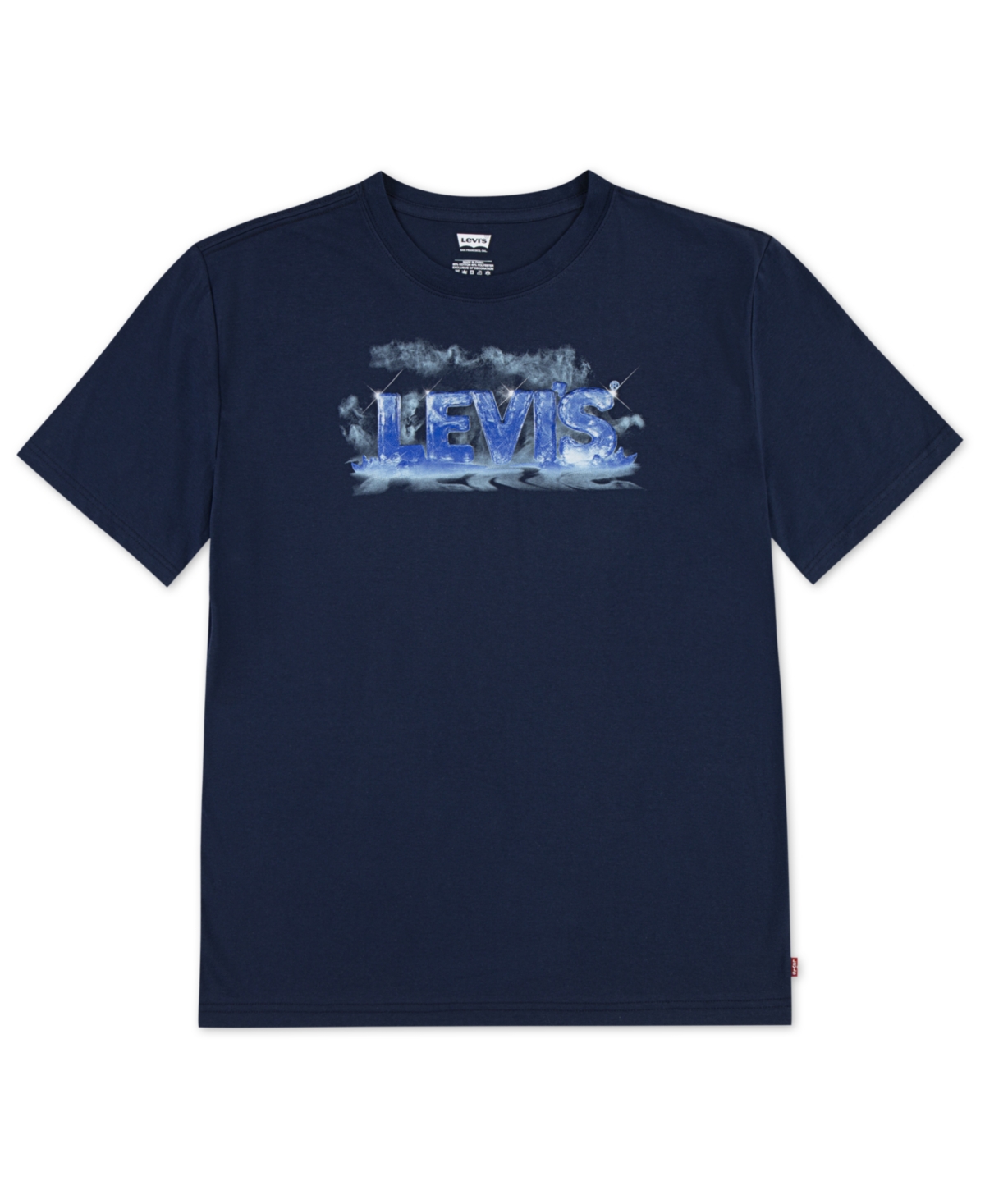 Click here for Levis Boys 8-20 Below Zero Crewneck T-Shirt - Navy prices