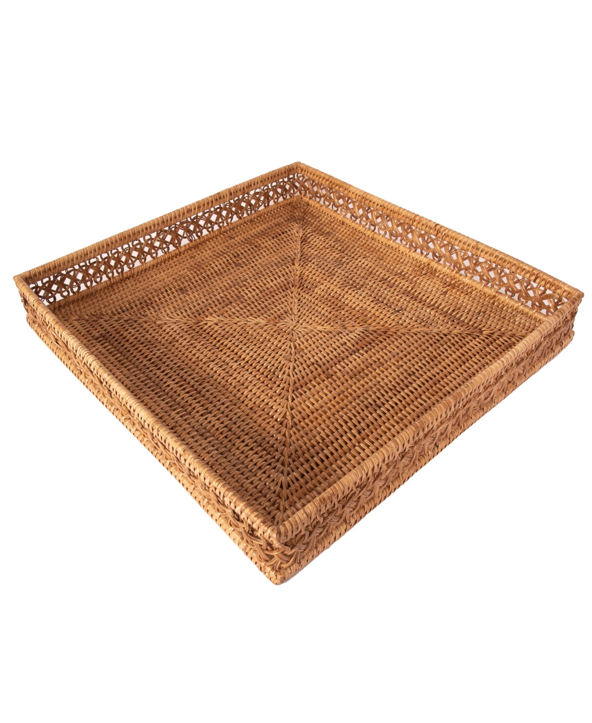 Click here for Artifacts Rattan Seca Design Square Tray 18"... prices