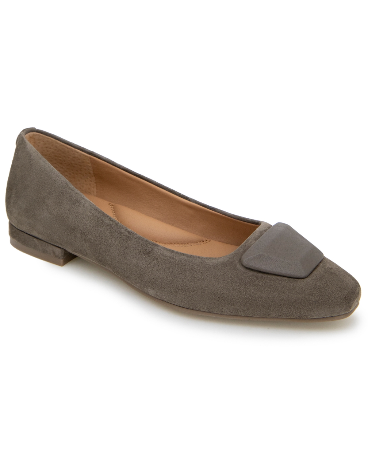 Click here for Gentle Souls Womens Hanette Square Toe Suede Flats... prices