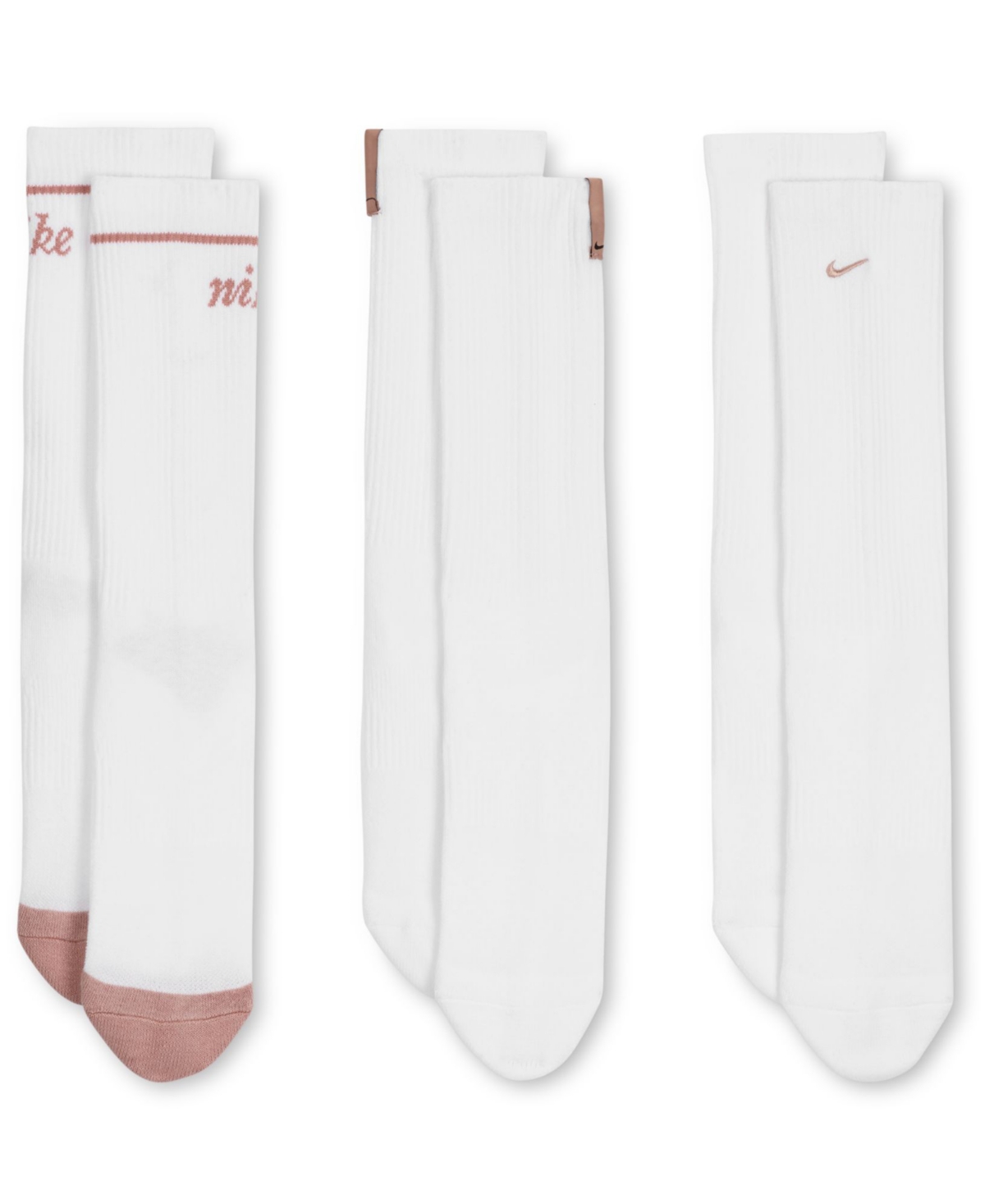 Click here for Nike Unisex 3-Pk. Everyday Plus Cushioned Crew Soc... prices