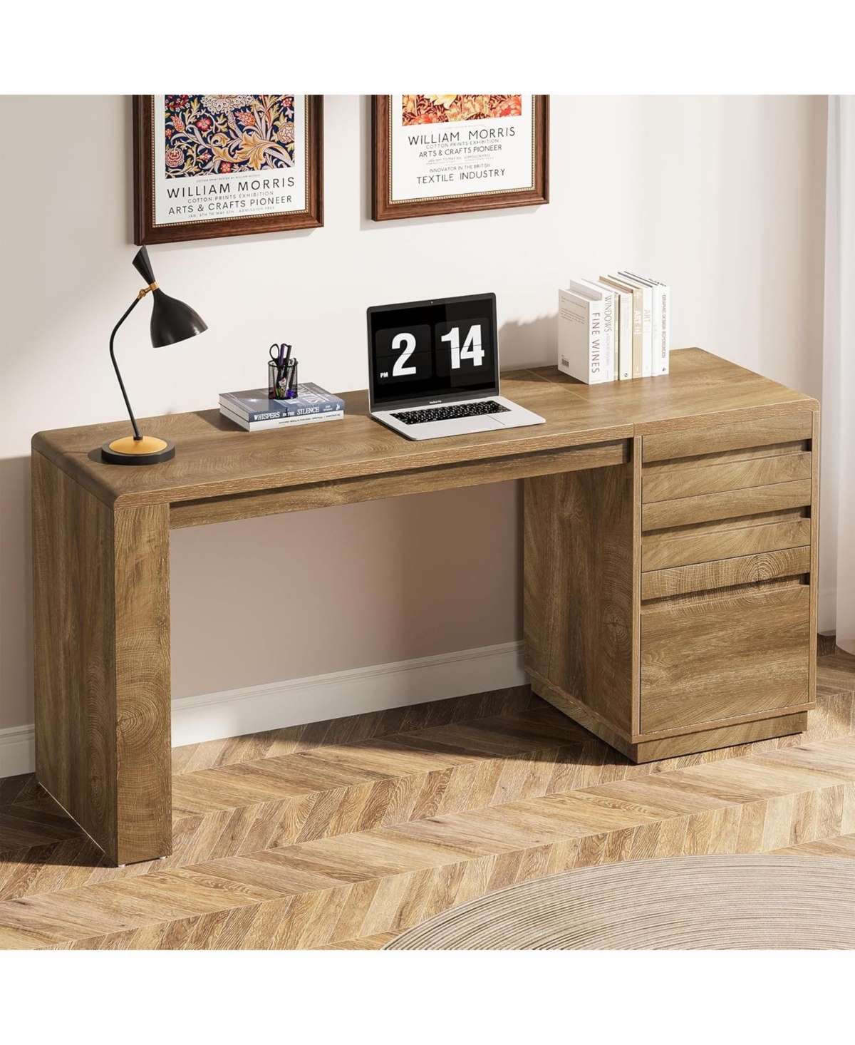 Click here for Tribesigns Gaming Desk  Computer Desk with 3 Drawe... prices