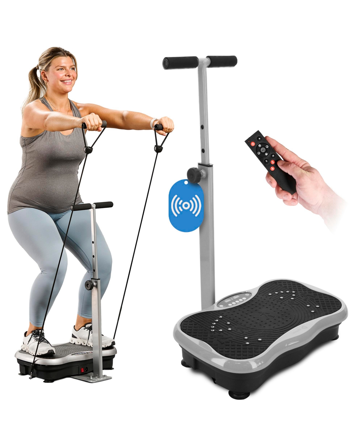 Click here for LifePro Vibration Plate Machine with Handlebar & A... prices