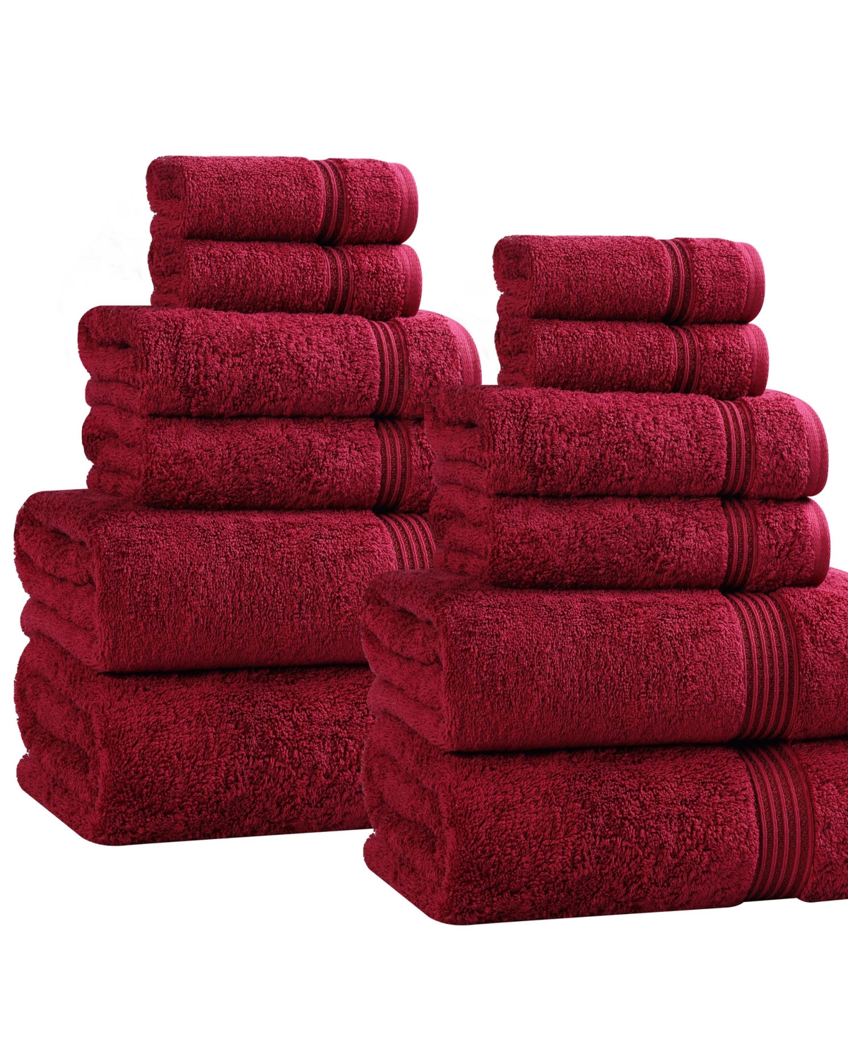 Click here for Superior Egyptian Cotton 12-Pc. Towel Set - Pink prices