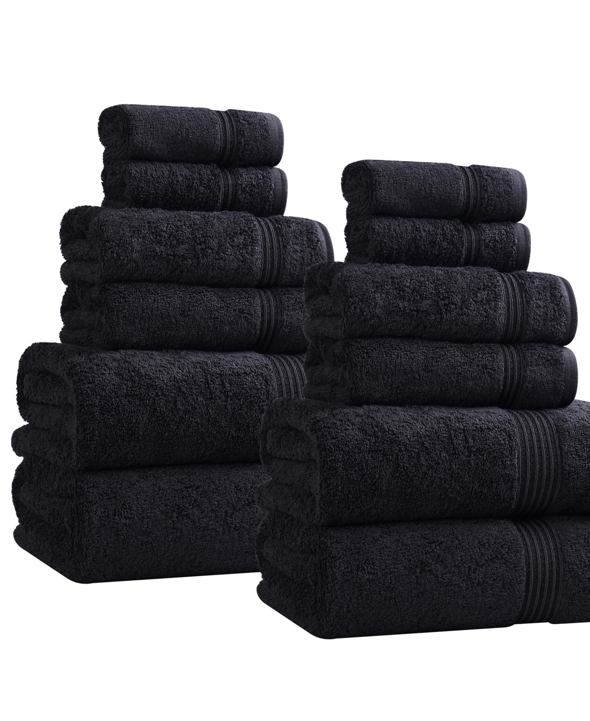 Click here for Superior Egyptian Cotton 12-Pc. Towel Set - Black prices