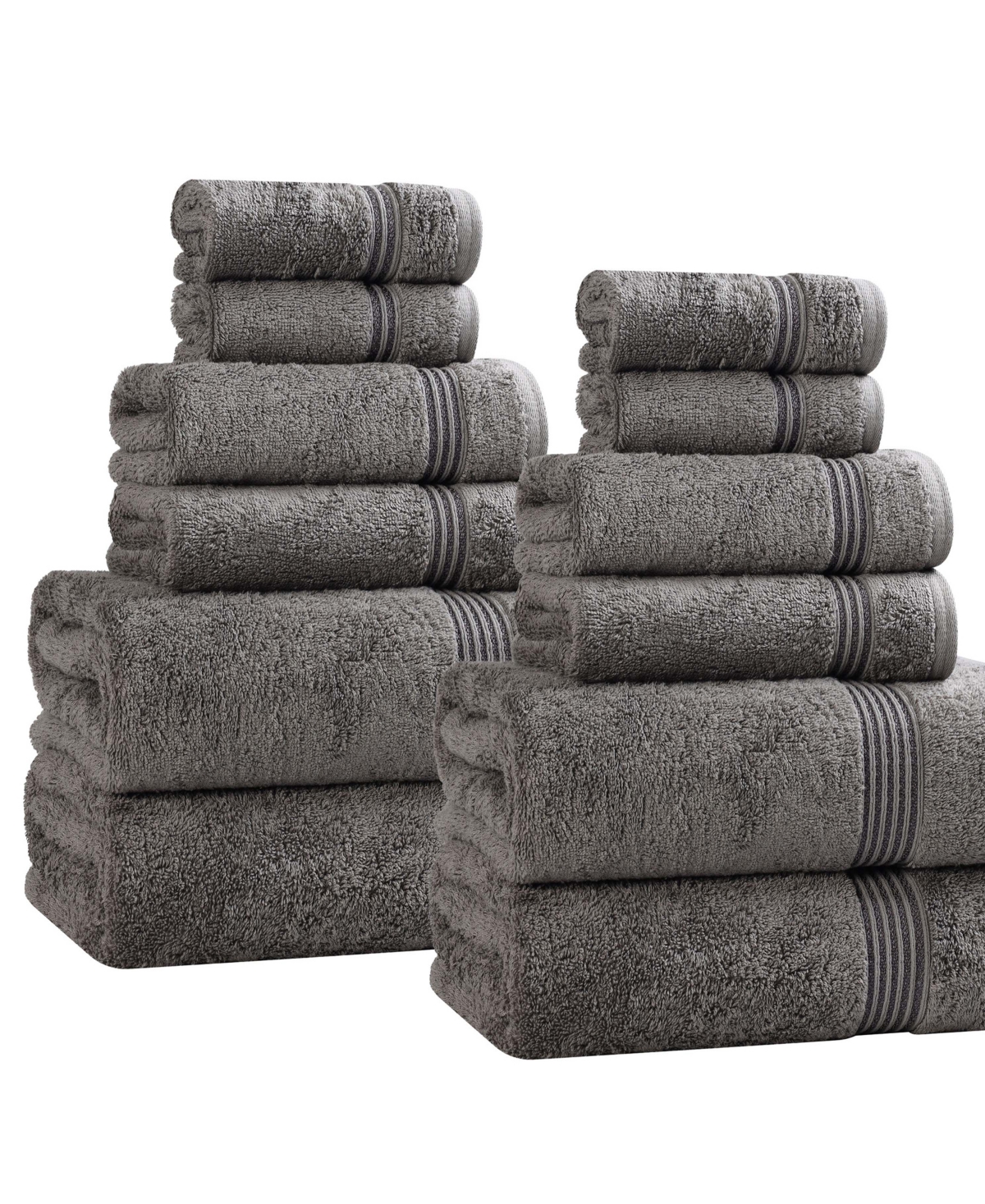Click here for Superior Egyptian Cotton 12-Pc. Towel Set - Charco... prices
