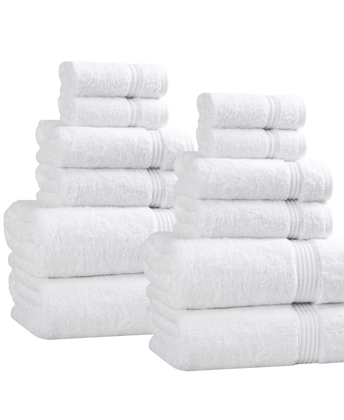 Click here for Superior Egyptian Cotton 12-Pc. Towel Set - White prices