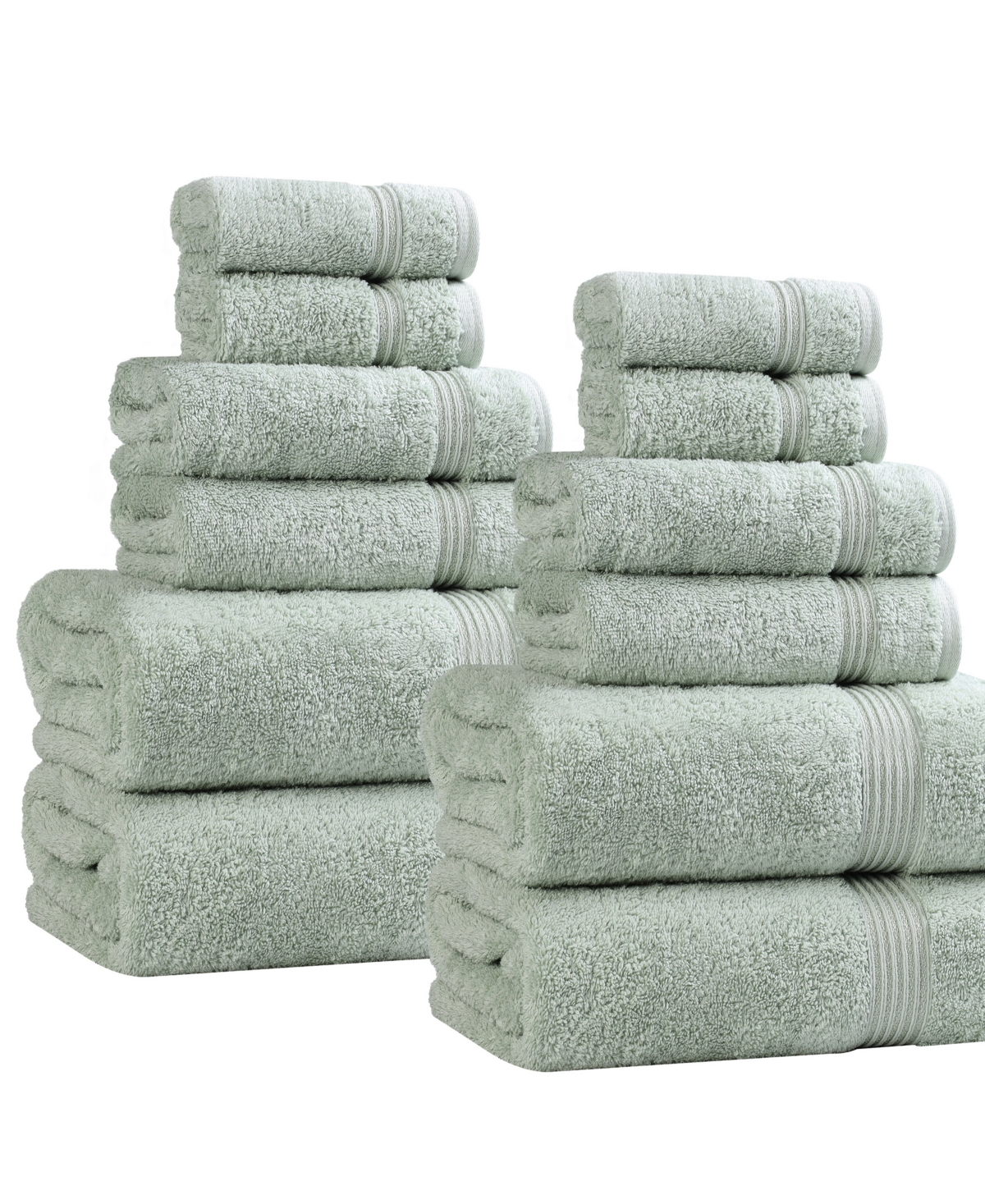 Click here for Superior Egyptian Cotton 12-Pc. Towel Set - Sage prices