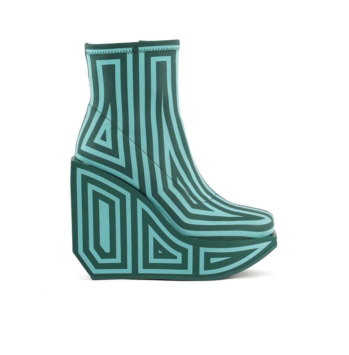 Click here for United Nude Womens Wa Bootie Hi - Emerald prices