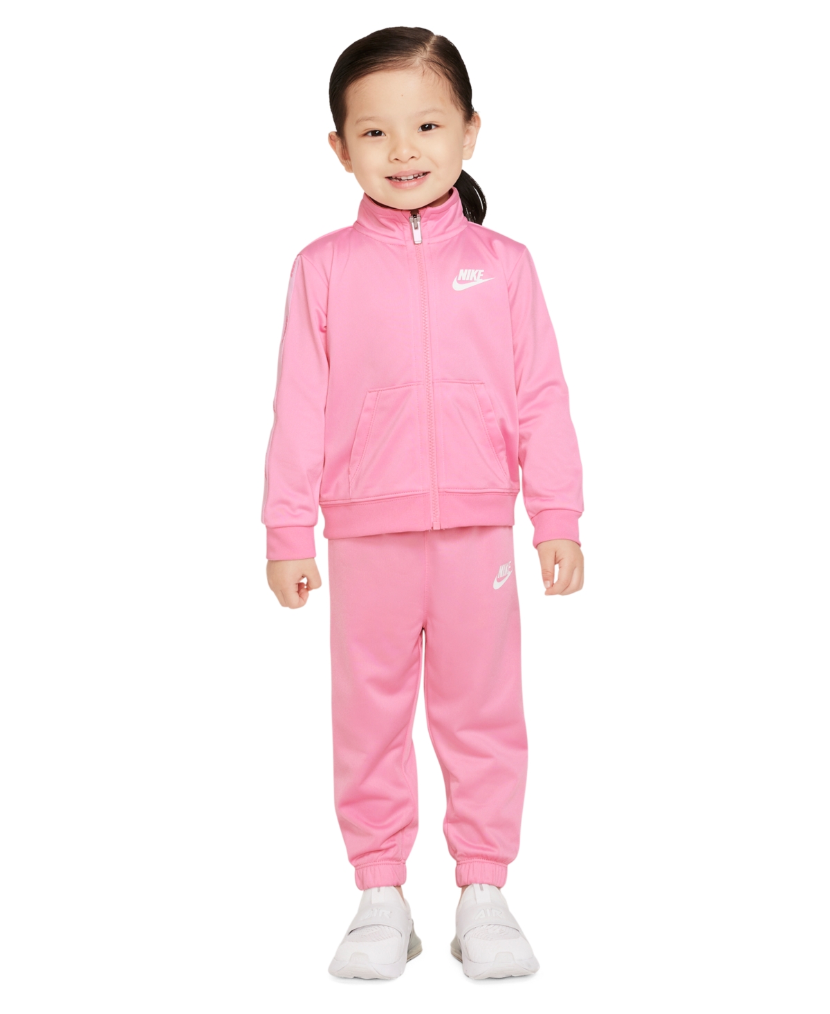 Click here for Nike Baby Girls Tricot Tracksuit Jacket and Jogger... prices