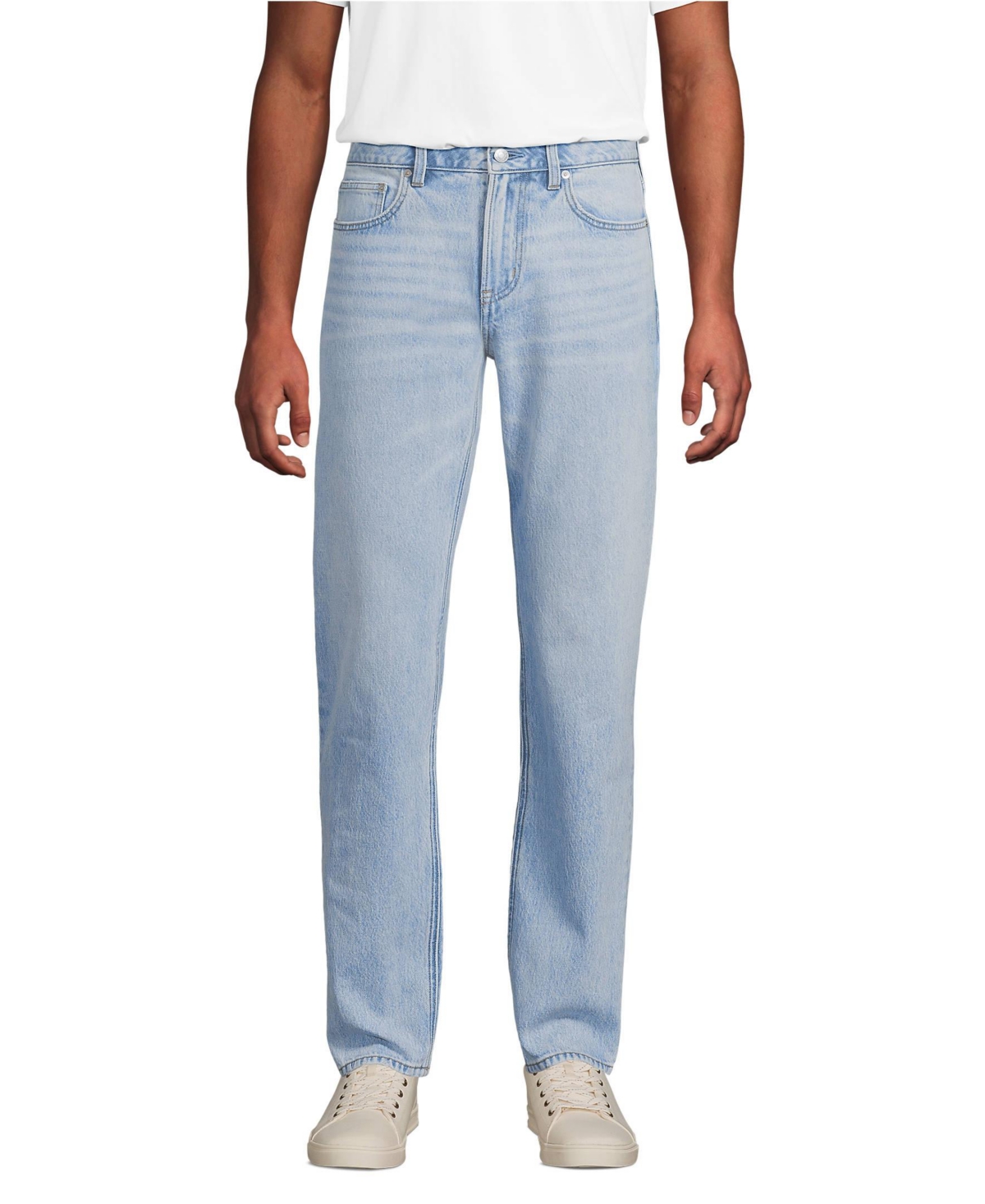 Click here for Lands End Mens Stretch Comfort Waist Classic Fit J... prices