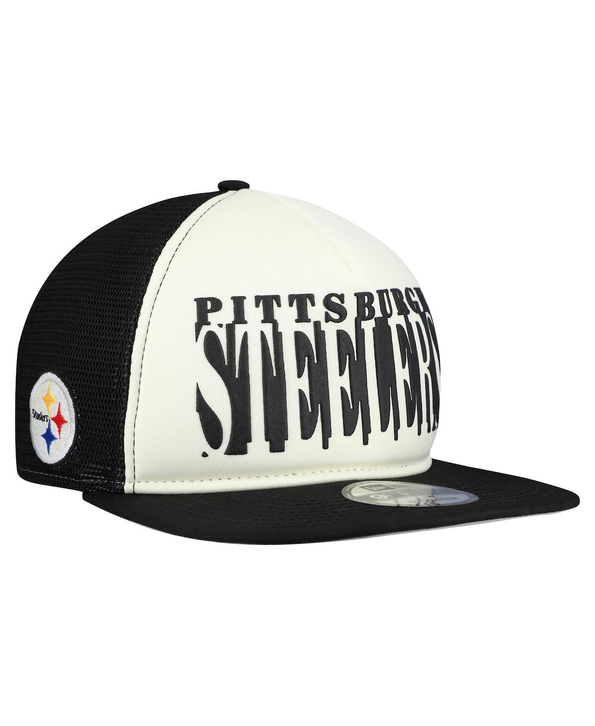 Click here for New Era Mens Cream/Black Pittsburgh Steelers Cutou... prices