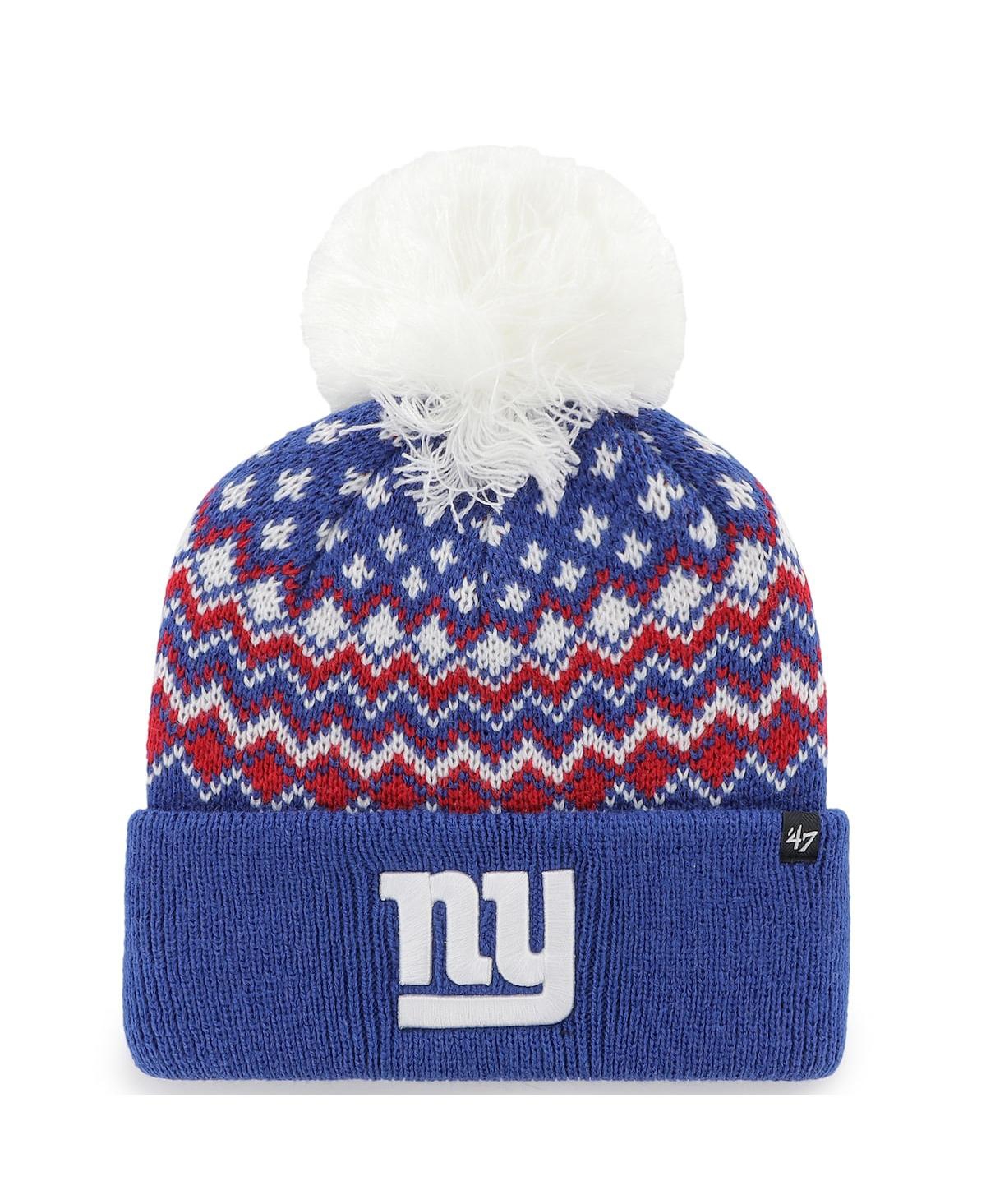 Click here for 47 Brand Womens Royal New York Giants Elsa Cuffed... prices