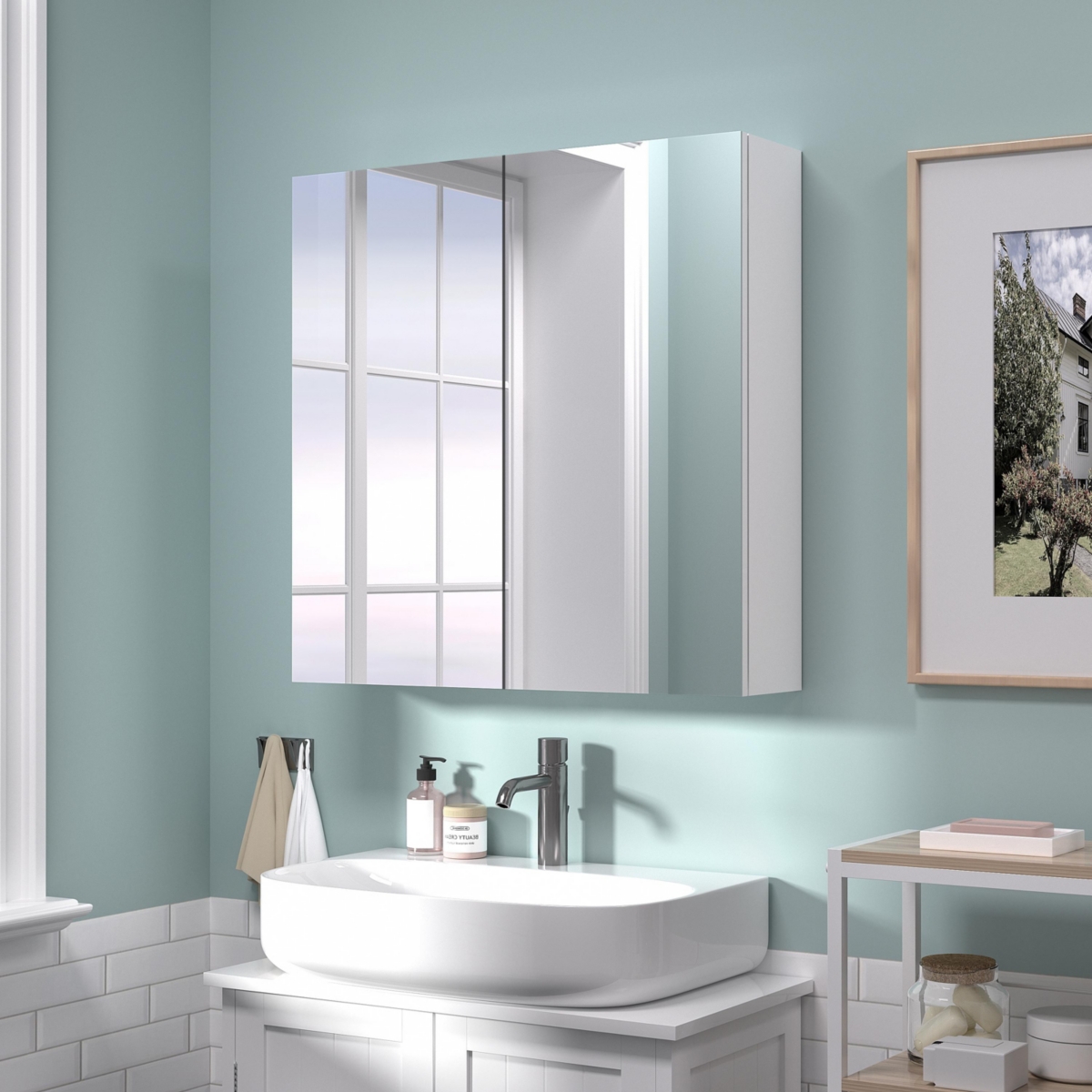 Click here for Hauschen Home 24x24 inch Bathroom Wall Cabinet  Sa... prices