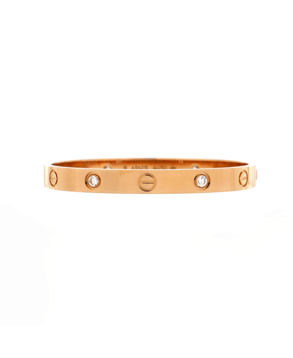 Click here for Pre-Owned Cartier Love 4 Diamond Bracelet - 18k ro... prices