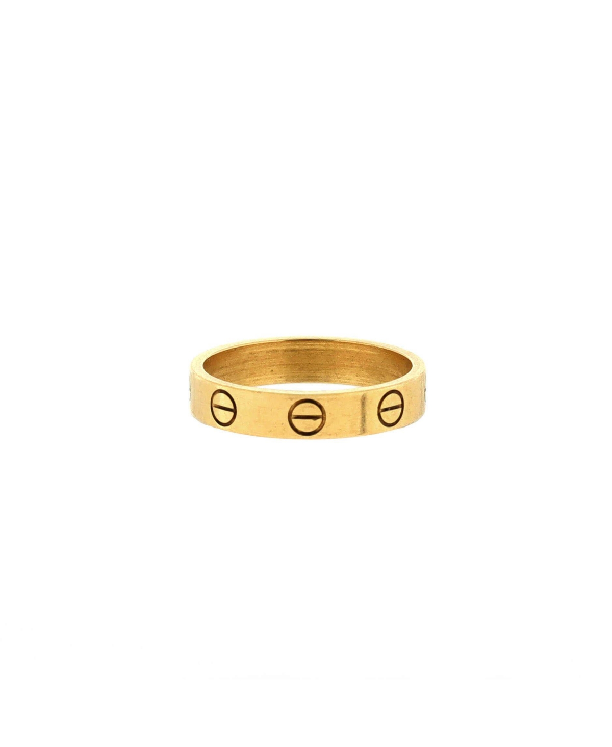 Click here for Pre-Owned Cartier Love Band Ring - 18k yellow gold prices