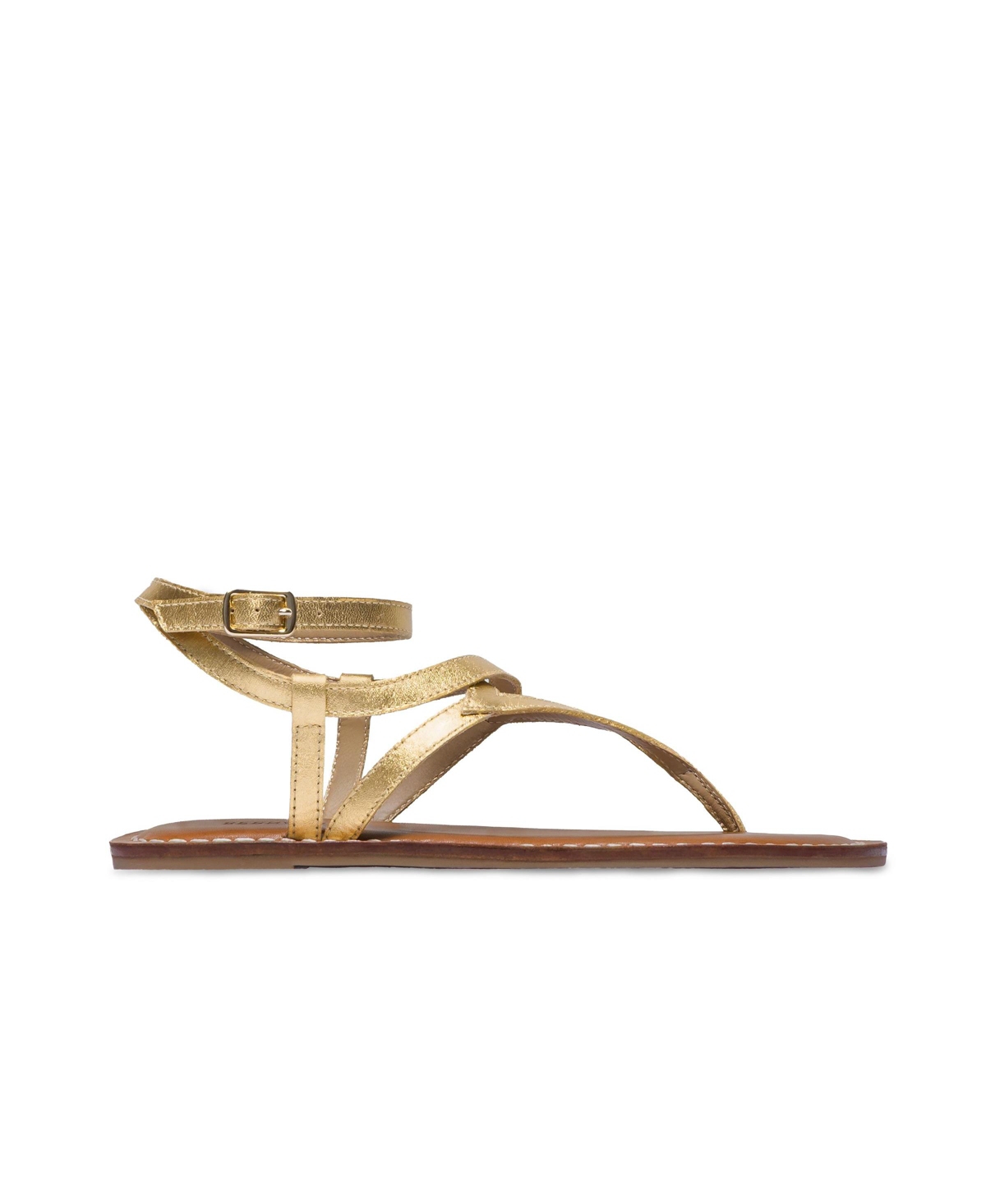 Click here for Bernardo Mallorie Ankle Strap Sandal - Gold prices