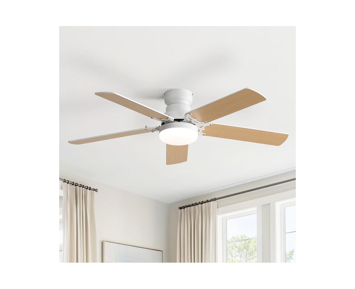 Click here for 42-inch Modern Minimalist White 5-Blade Ceiling Fa... prices