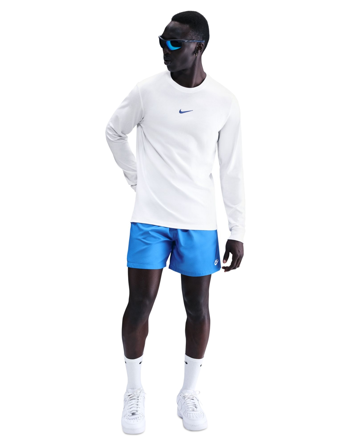 Click here for Nike Mens Basketball Long-Sleeve T-Shirt - White prices