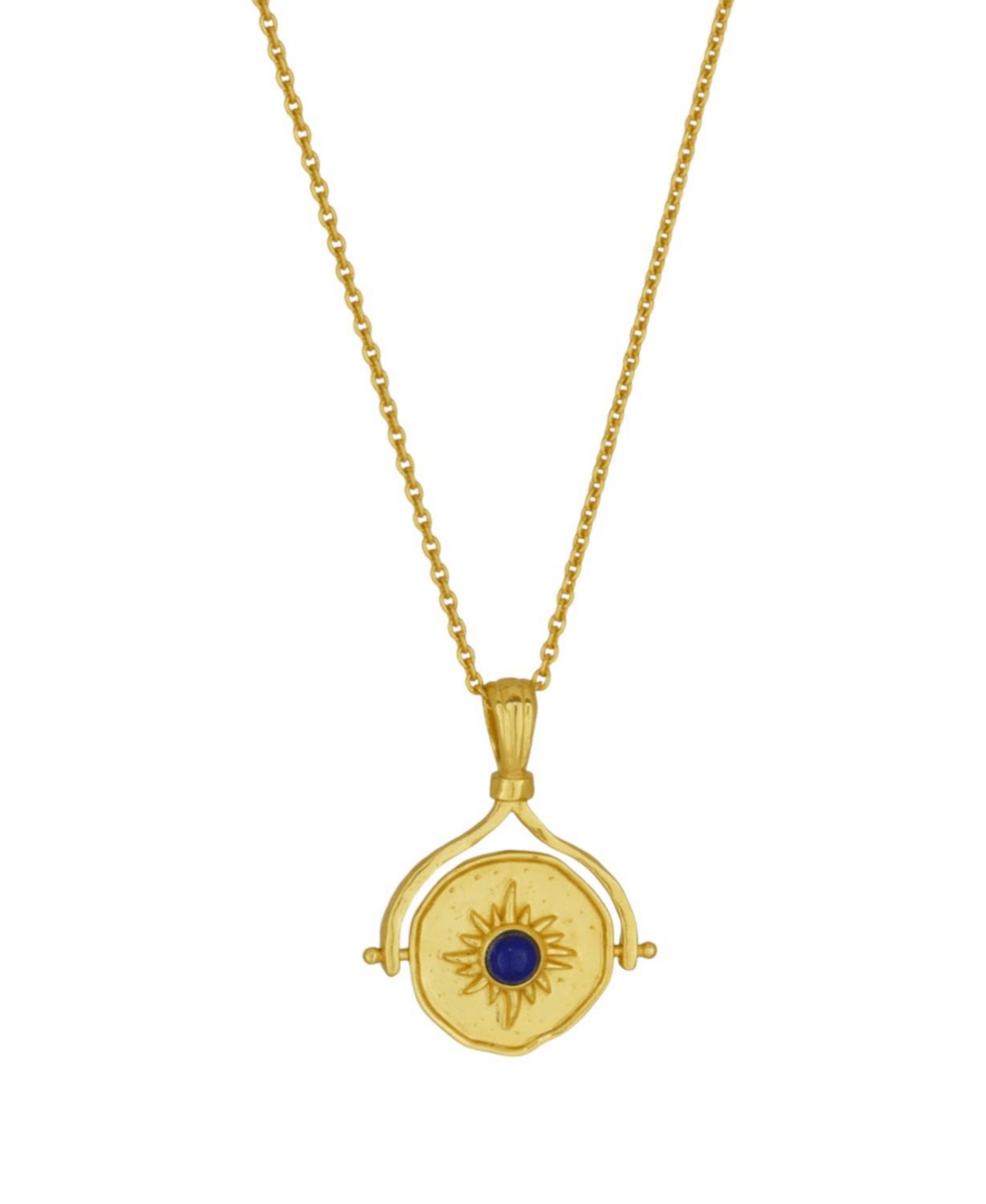 Click here for Ottoman Hands Lapis Fidget Necklace - Gold prices