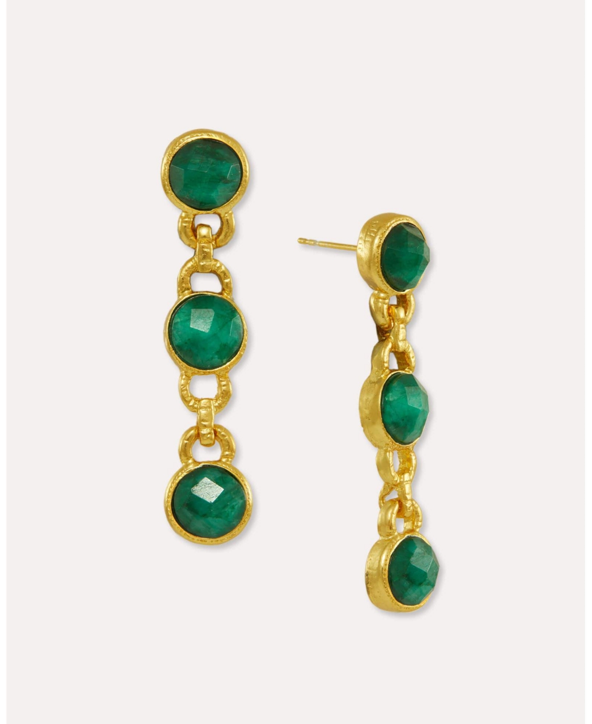 Click here for Ottoman Hands Ela Drop Earrings - Gold prices