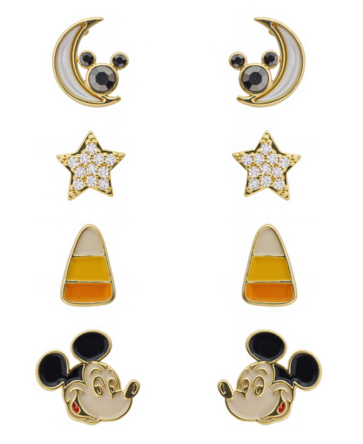 Click here for Disney Minnie Mouse Cubic Zirconia Earring Set - G... prices