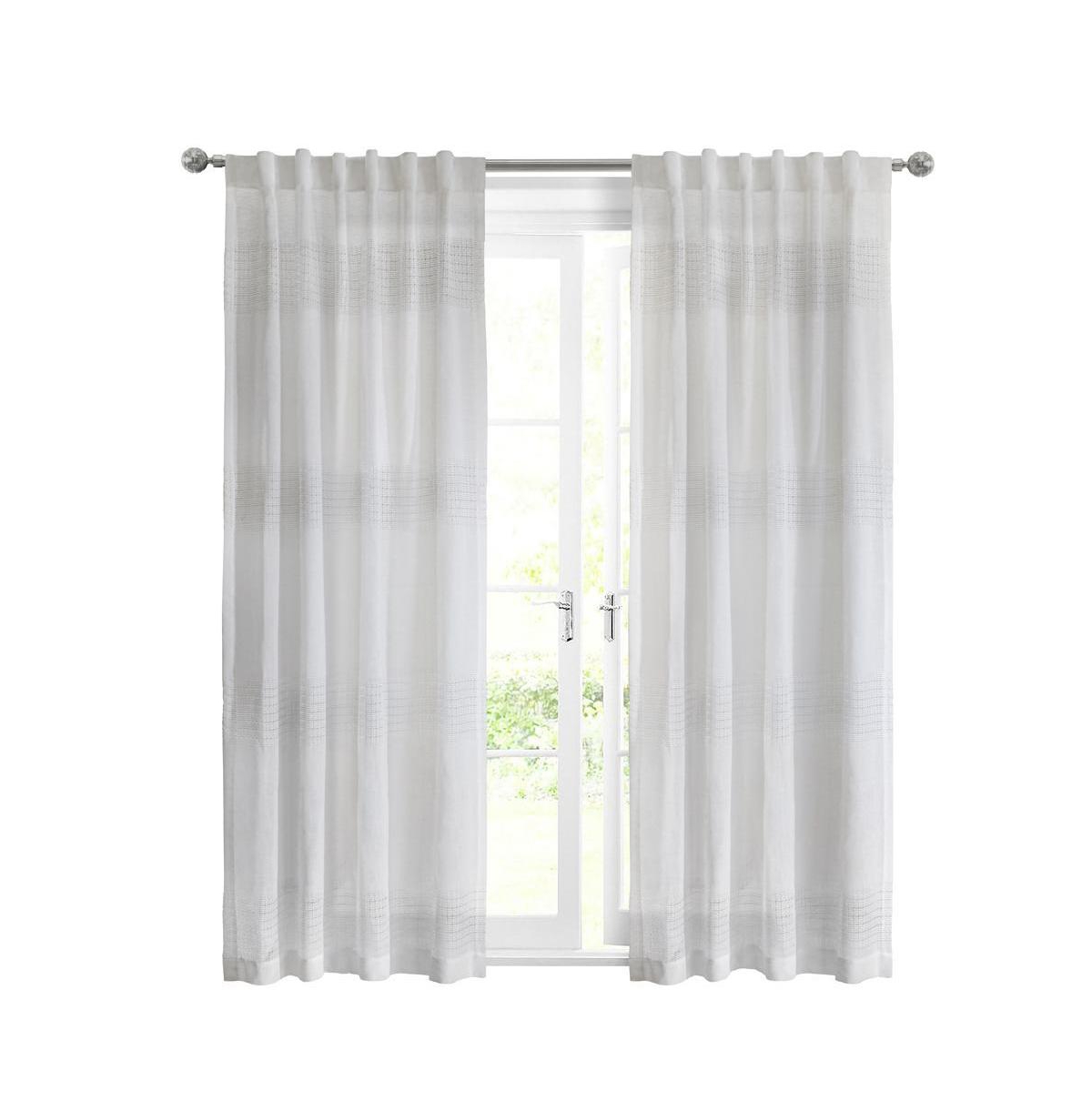 Click here for Commonwealth Lindsey Back Tab Curtain Panel - 52&#... prices