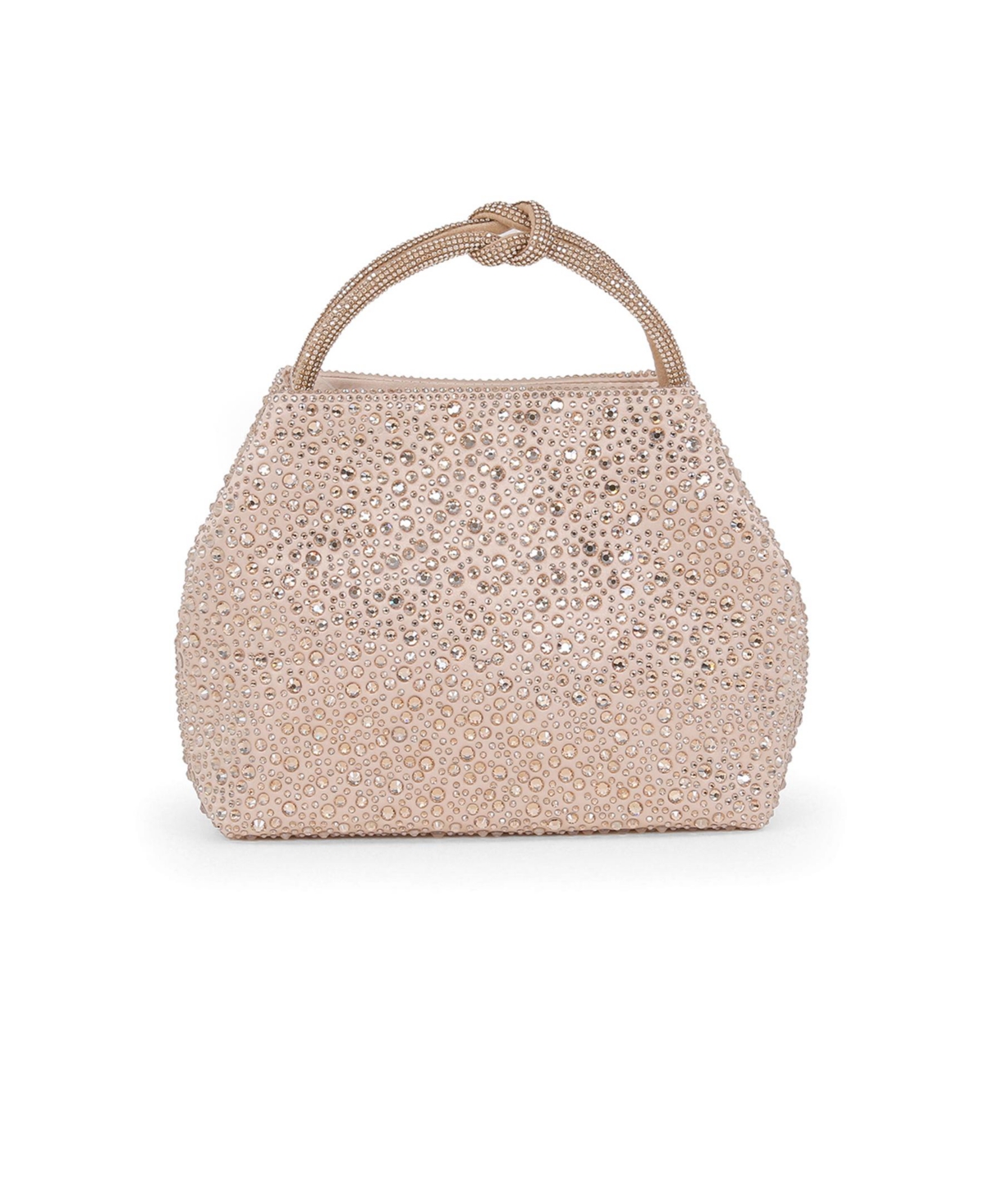 Click here for Womans Joy Mix Crystal Mini Bucket Bag - Champagne prices