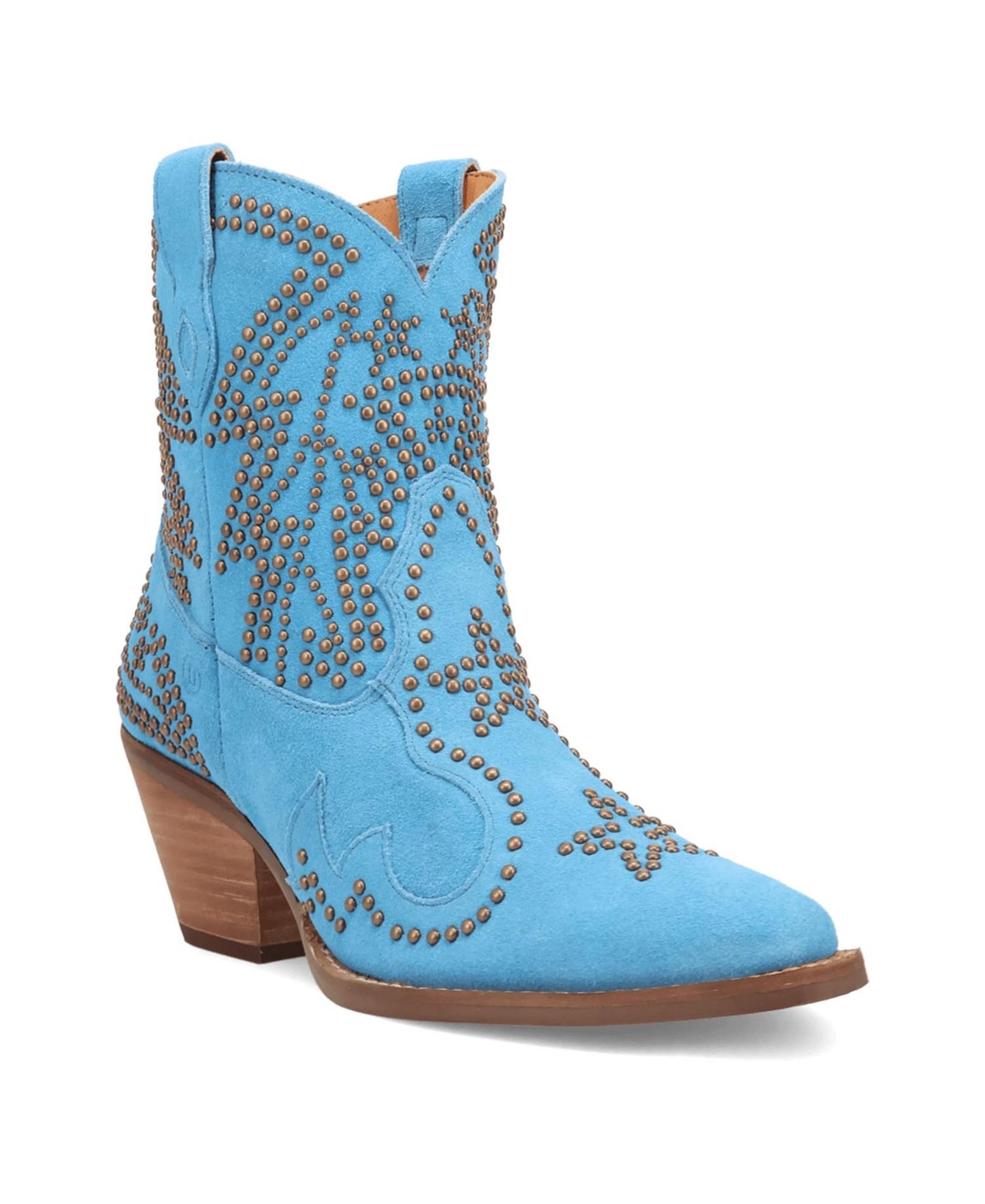 Click here for Dingo Womens Seein Stars Suede Leather Bootie - Bl... prices