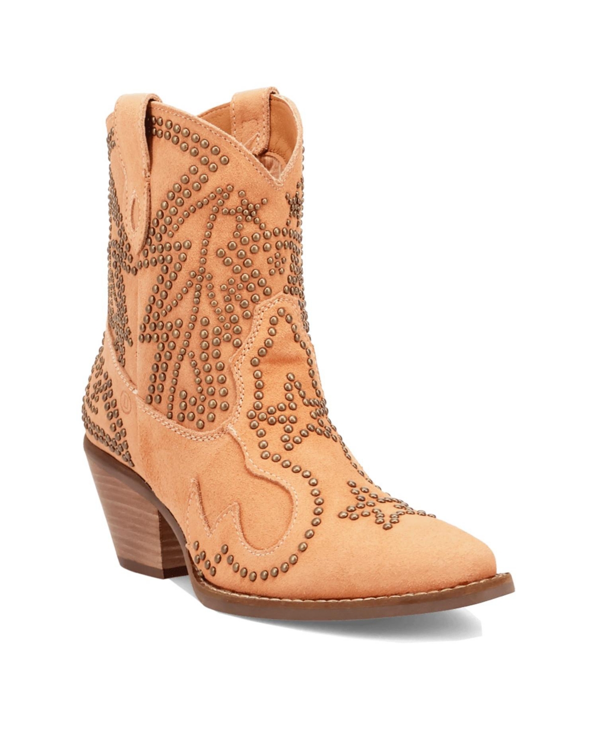 Click here for Dingo Womens Seein Stars Suede Leather Bootie - Pe... prices