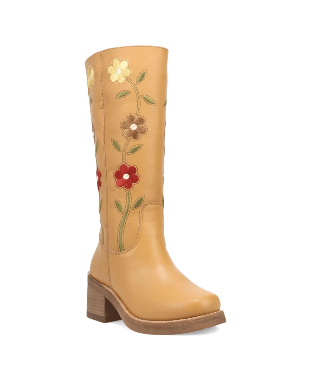 Click here for Dingo Womens Bloom Leather Boot - Plantain prices