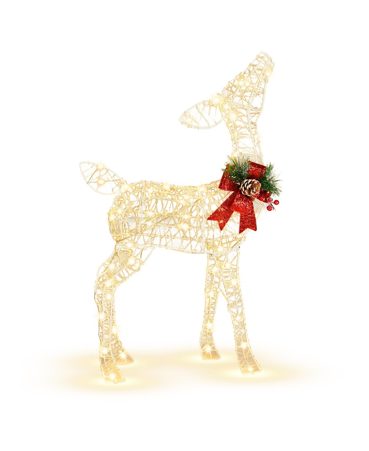 Click here for Lighted Christmas Reindeer w/ 50 Led Lights Outdoo... prices