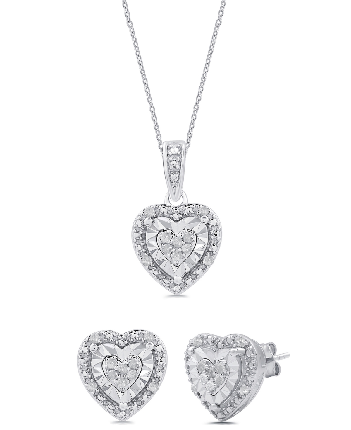 Click here for Marsala 2-Piece Diamond Earring and Pendant Neckla... prices