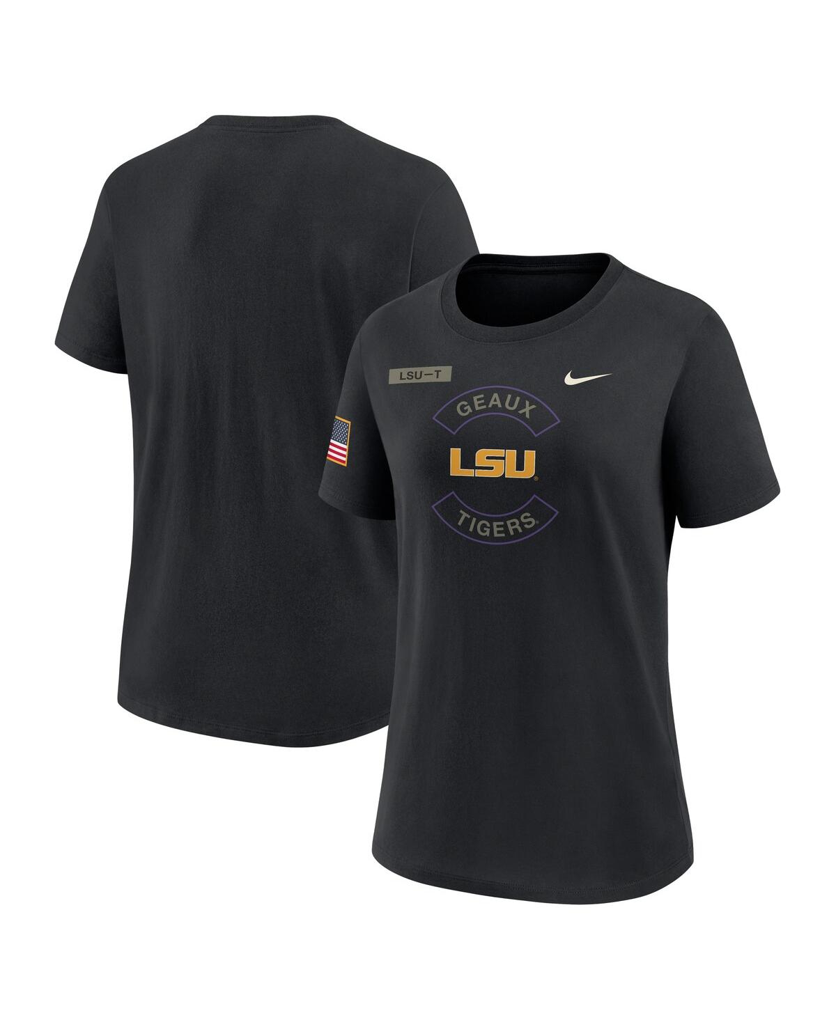 Click here for Nike Womens Black Lsu Tigers 2025 Military Appreci... prices