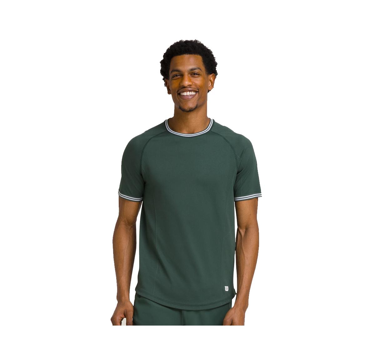 Click here for Wilson Mens Court Performance Crew Tennis Shirt -... prices
