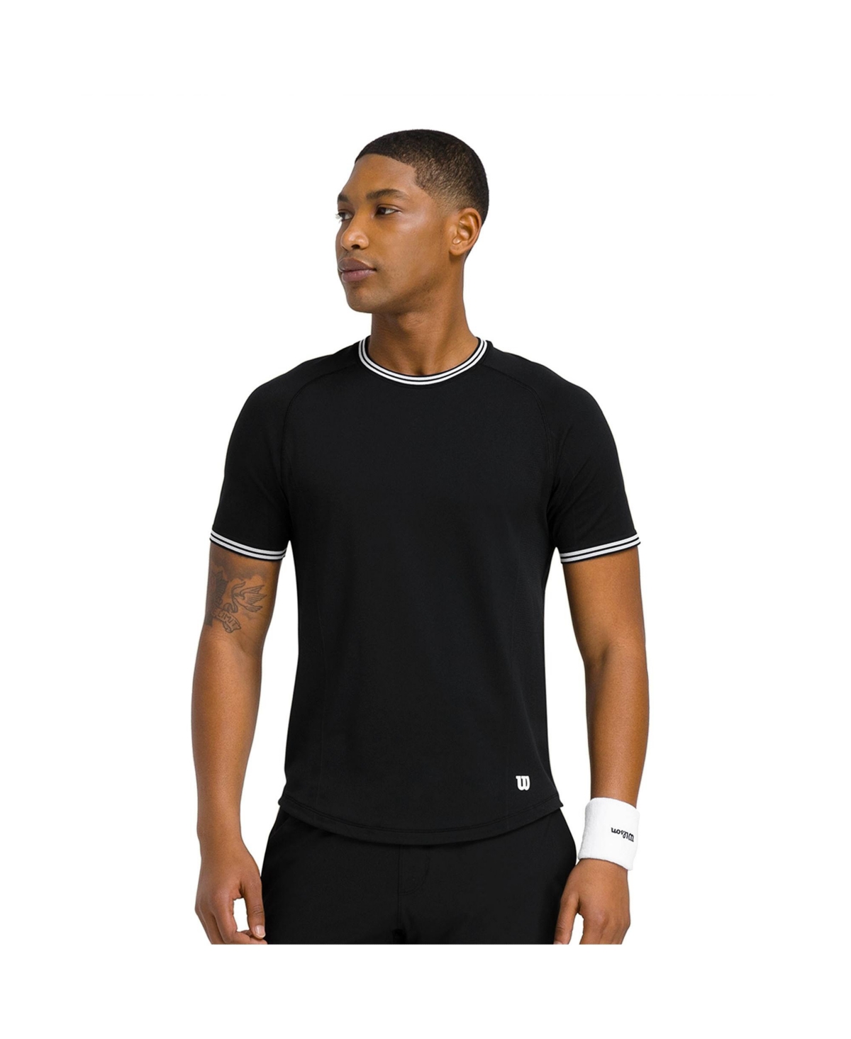 Click here for Wilson Mens Court Performance Crew Tennis Shirt -... prices