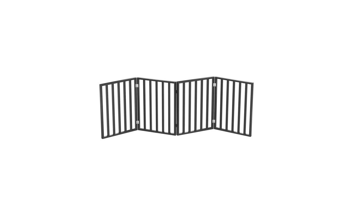 Click here for Pet Adobe 4-Panel Indoor Foldable Pet Gate  Black prices