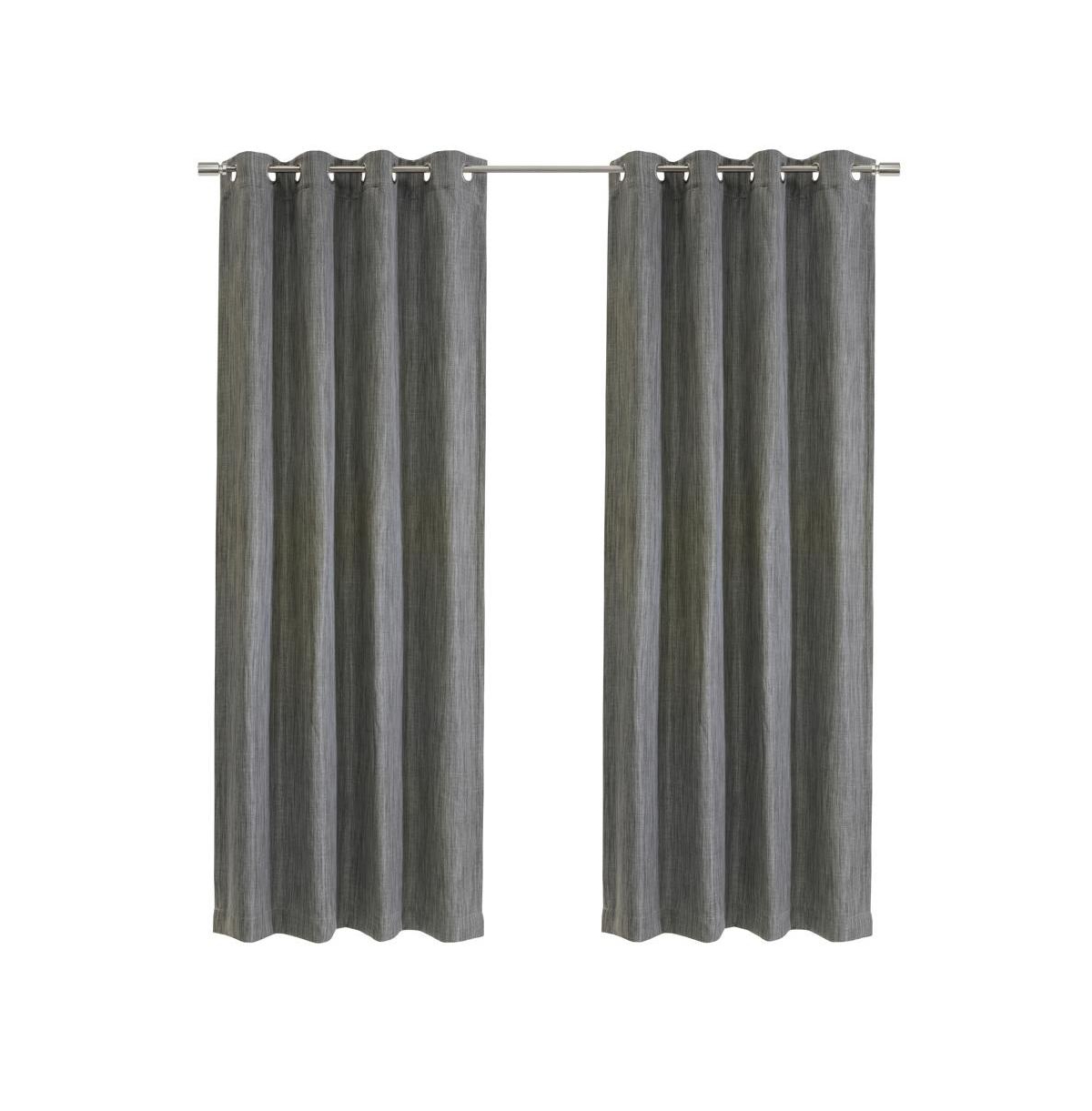 Thermalogic Bryson Provides Uv Protection Exclusive Room Darkening Grommet Curtain Panel 52" x 95" Grey - Grey