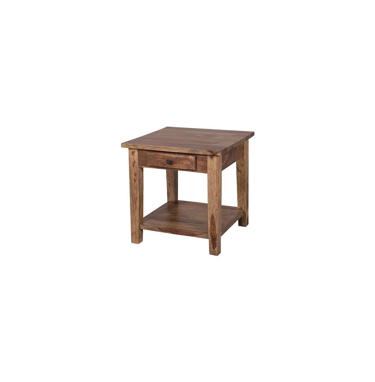 Click here for Porter Designs Taos Solid Sheesham Wood End Table... prices