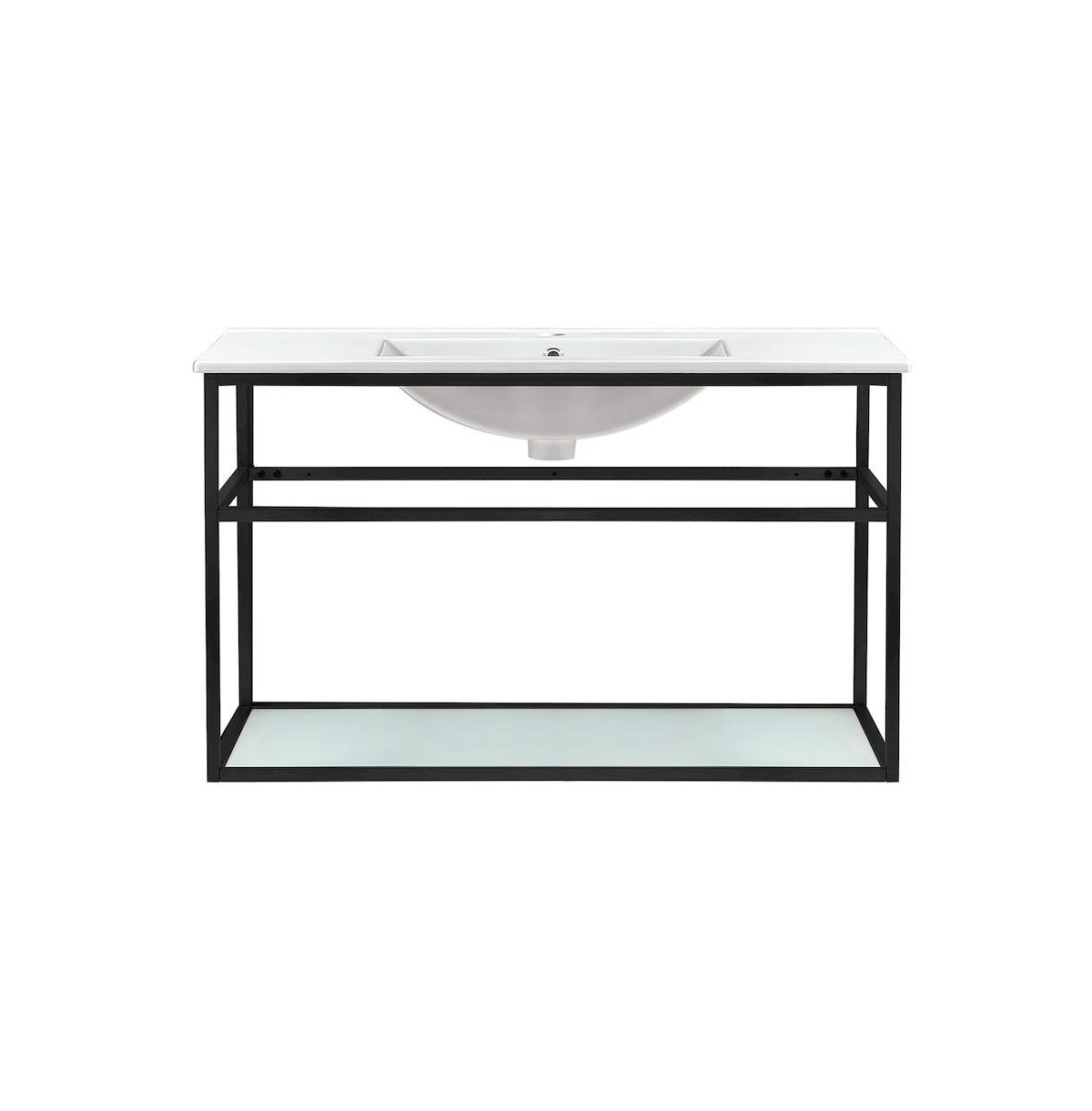 Click here for Pierre 36 Single  Metal Frame  Open Shelf  Bathroo... prices